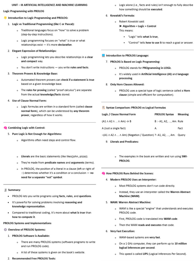 Ai unit3 | PDF | Logic | Computing