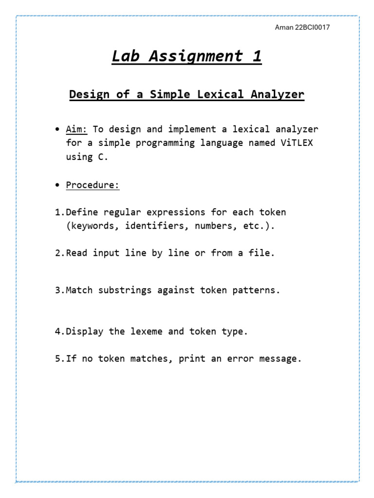 Compiler Design: Lexical Analyzer, Symbol Table | PDF | Programming Paradigms | Software Development