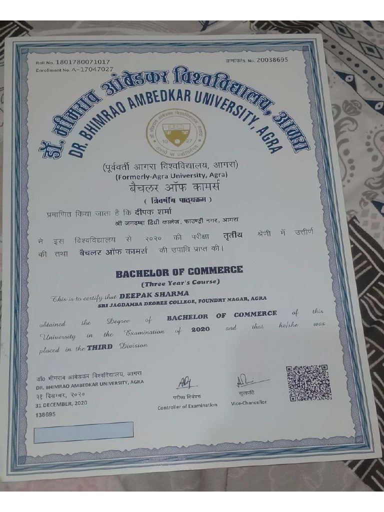 Certificate Bcom | PDF