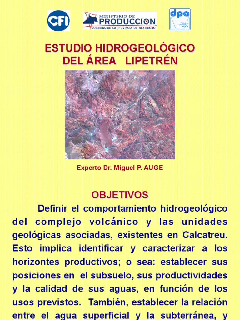 Definición del auge hidrogeológico en Lipetrén | PDF | Agua subterránea ...