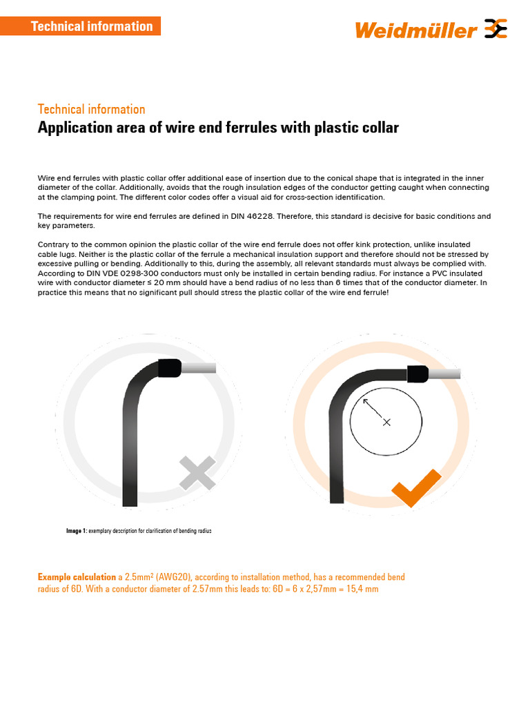TI Ferrules With Plastic Collar en | PDF | Electrical Conductor | Wire