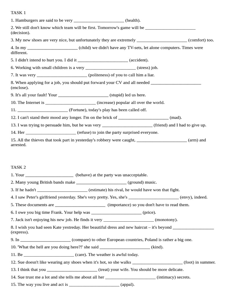 Word Building | PDF