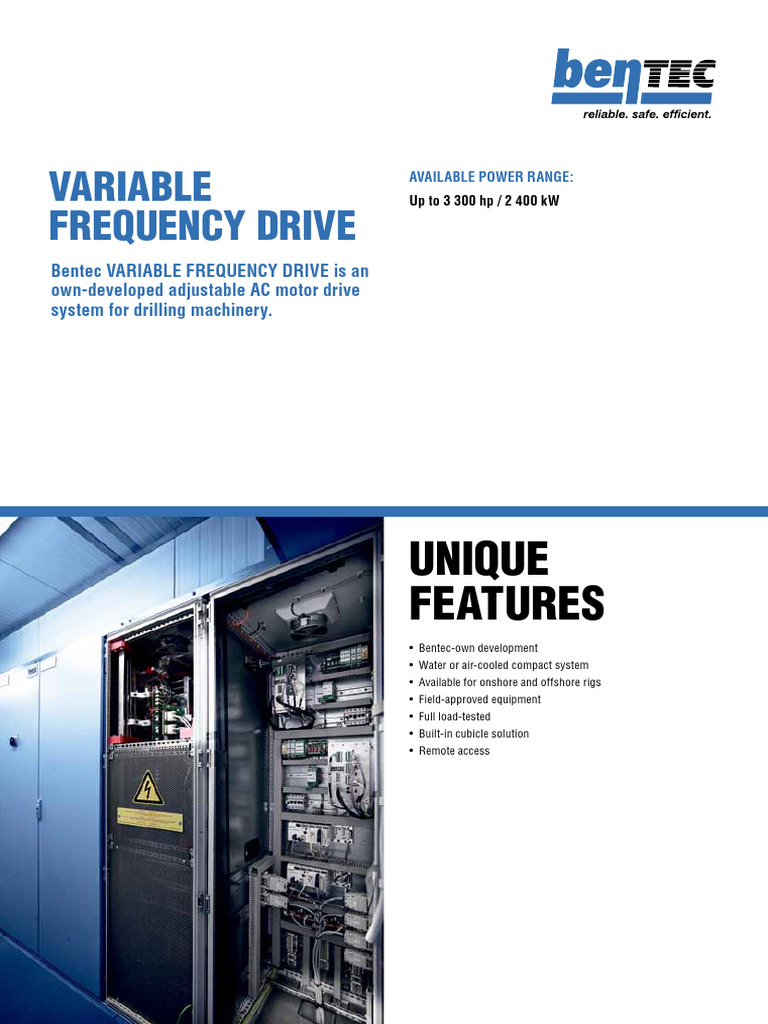 Flyer Variable Frequency Drive en | PDF | Power Electronics | Electricity