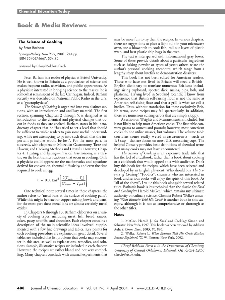 Frech 2004 | PDF | Cooking | Heat