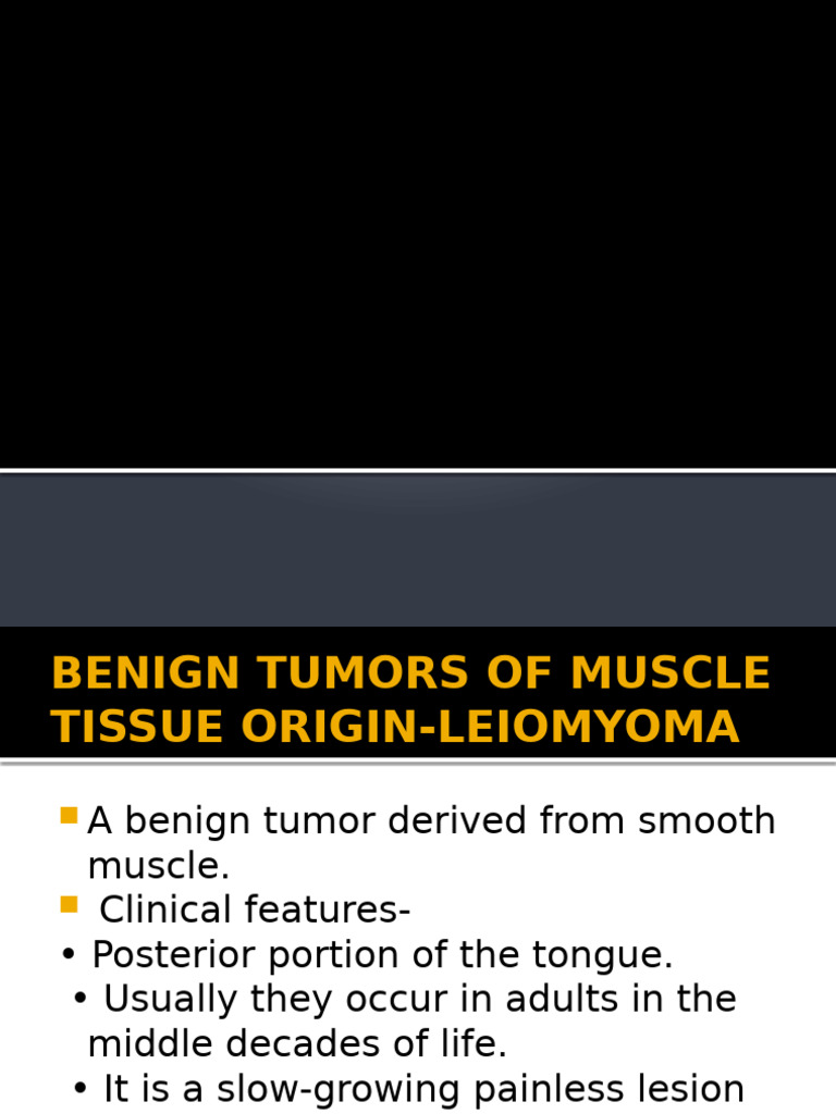 Benign and Malignant Tumor of Muscle and Nerce Tissue | PDF | Muscle ...