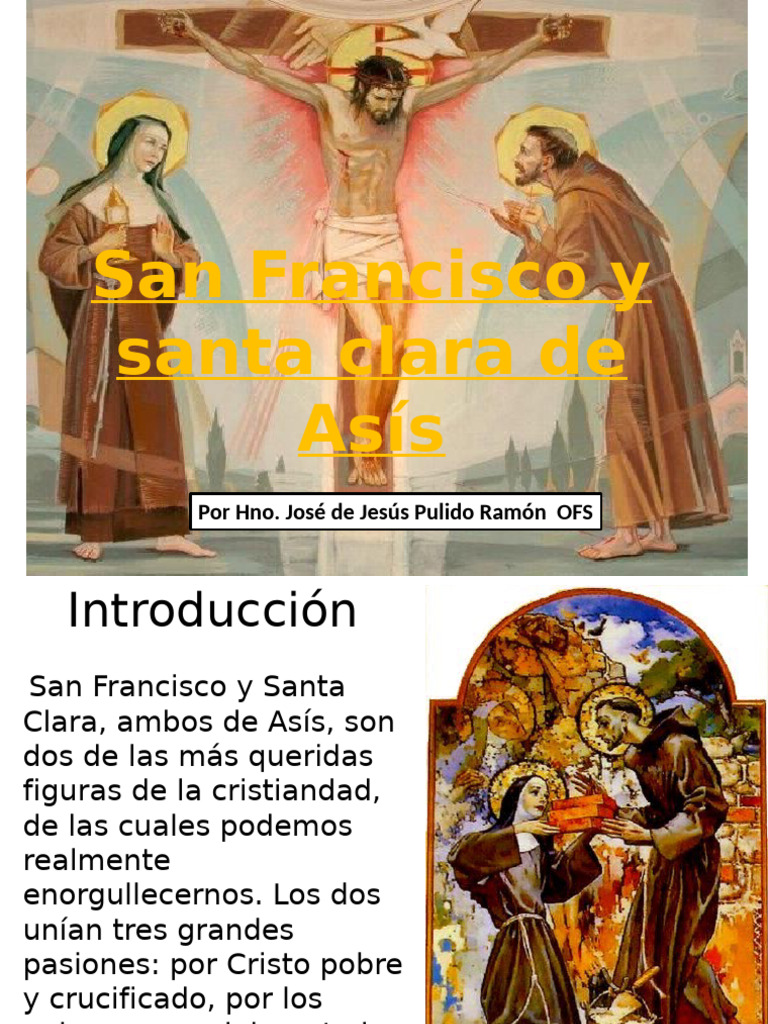 San Francisco y Santa Clara de Asís | PDF | Amor | Francisco de Asís