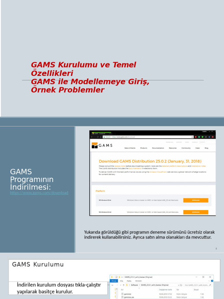 2 Week Gams Examples | PDF