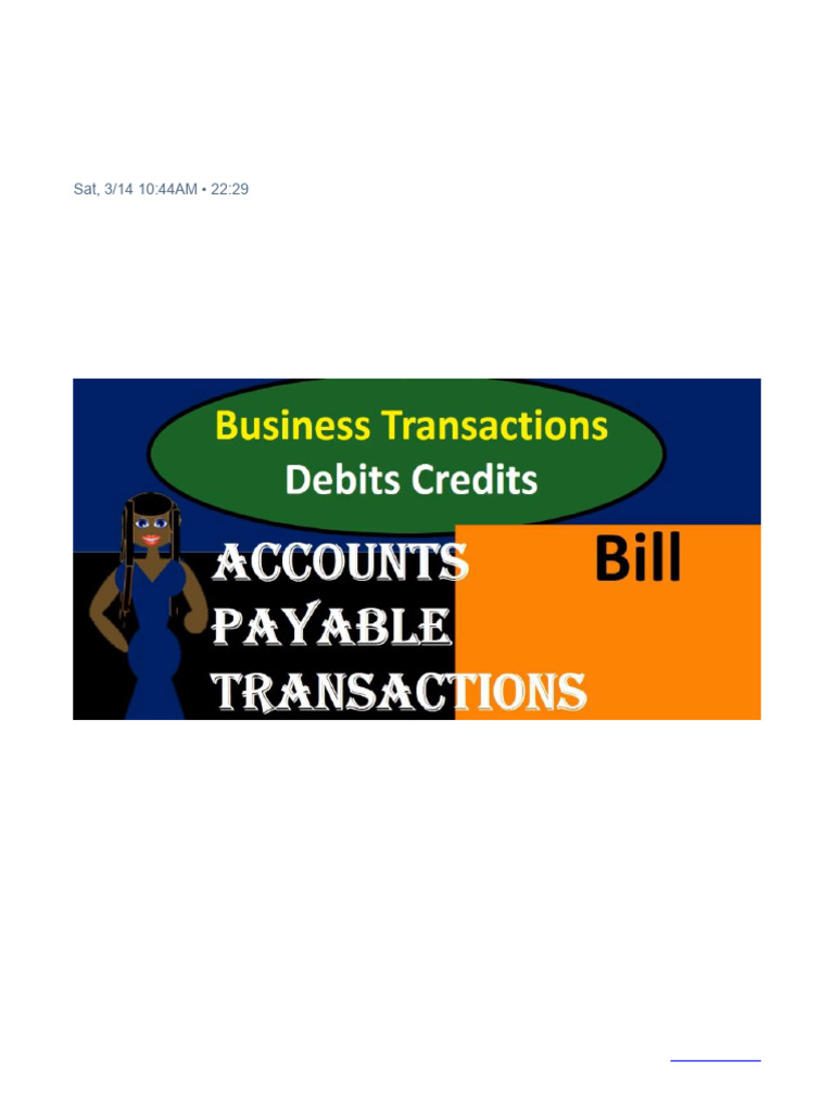240+Accounts+Payable+Journal+Entries Otter | PDF | Debits And Credits ...