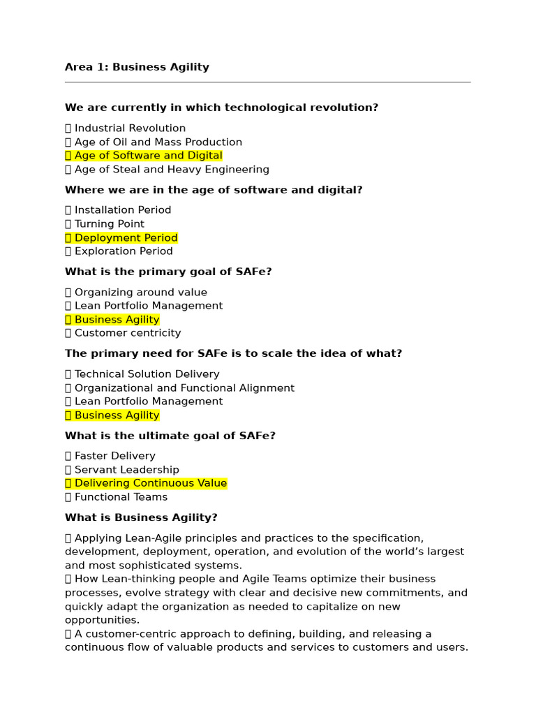 Safe Agile | PDF | Scrum (Software Development) | Agile Software ...