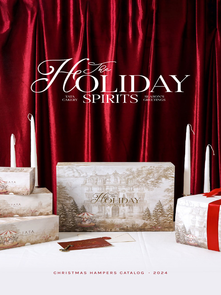 2024 Christmas Hampers Catalog | PDF | Foods | Desserts
