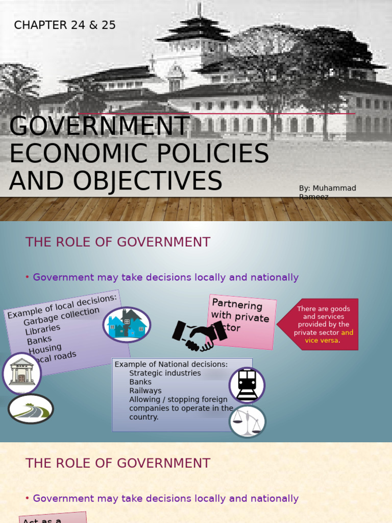 Govt. Macro Economic Aims and Policies | PDF | Taxes | Recession