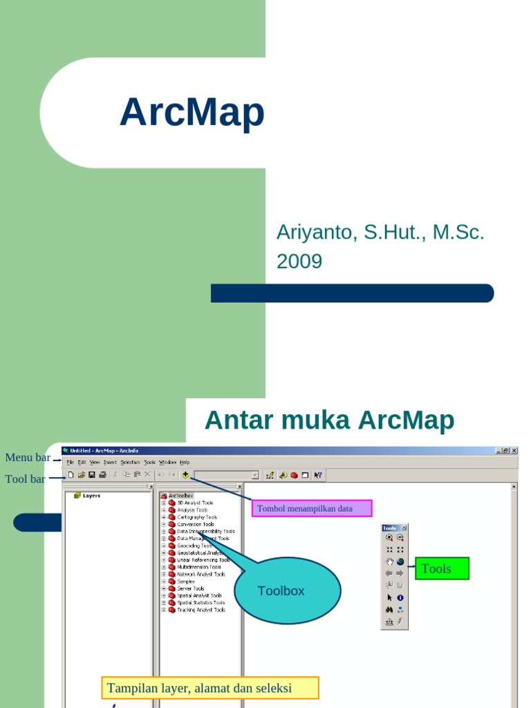 power point untuk ArcMap | PDF