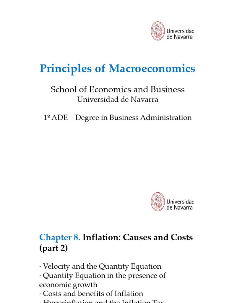 Inflation: Causes, Costs, and Effects | PDF | Quantity Theory Of Money ...