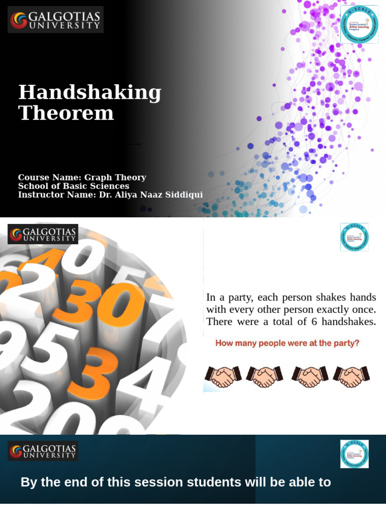 Handshaking Theorem | PDF | Vertex (Graph Theory) | Mathematical Concepts
