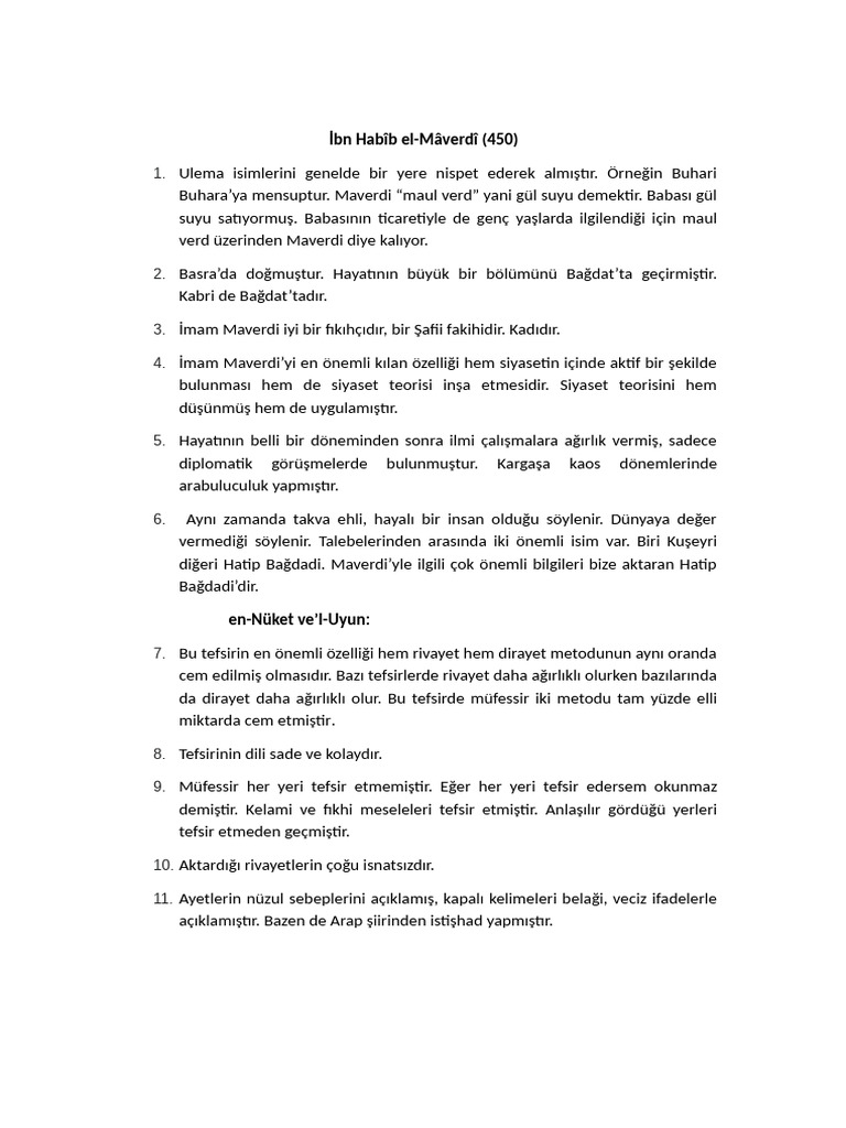 İbn Habîb El | PDF