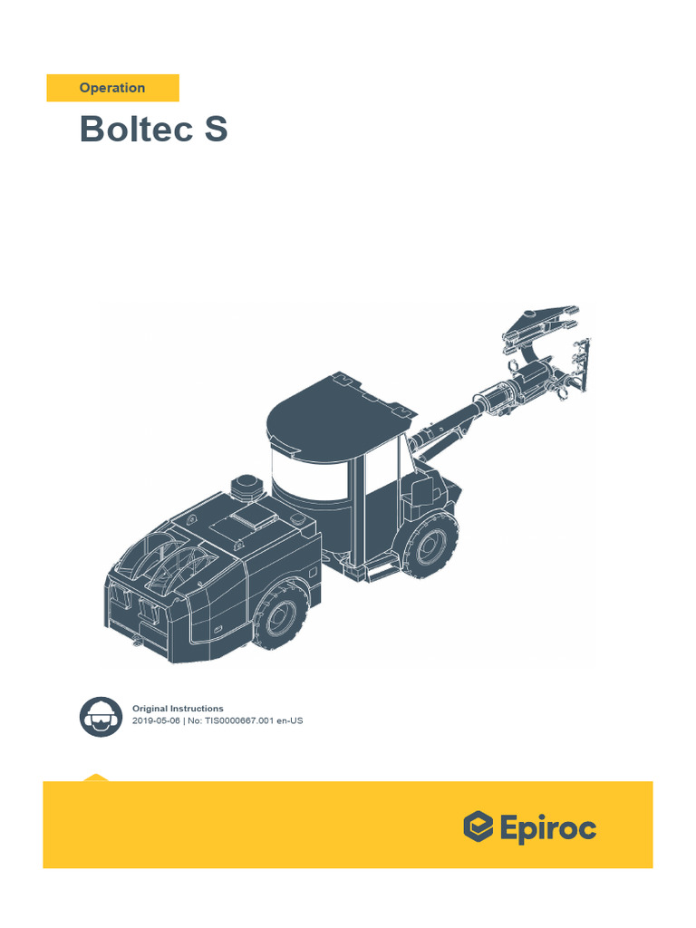 TIS0000667.001 en-US Boltec S - Operation | PDF | Drilling | Drill