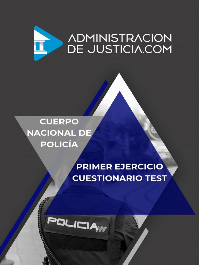 Cuestionario Test para Policía Nacional | PDF | Regulación | Cortes ...