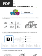 Actividades con el grupo consonántico Pl | PDF | Lingüística