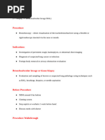Bronchoscopy Procedure Note Sample | PDF | Pulmonology | Respiratory System