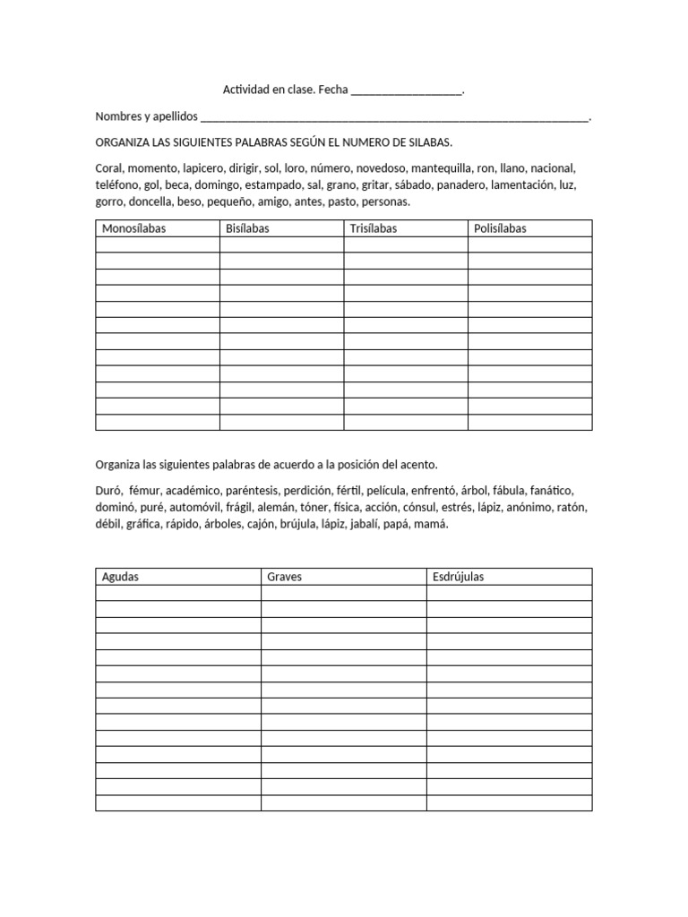 Actividad en Clase | PDF