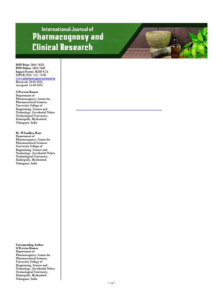 Black Turmeric: Pharmacognostic Review | PDF | Reactive Oxygen Species ...