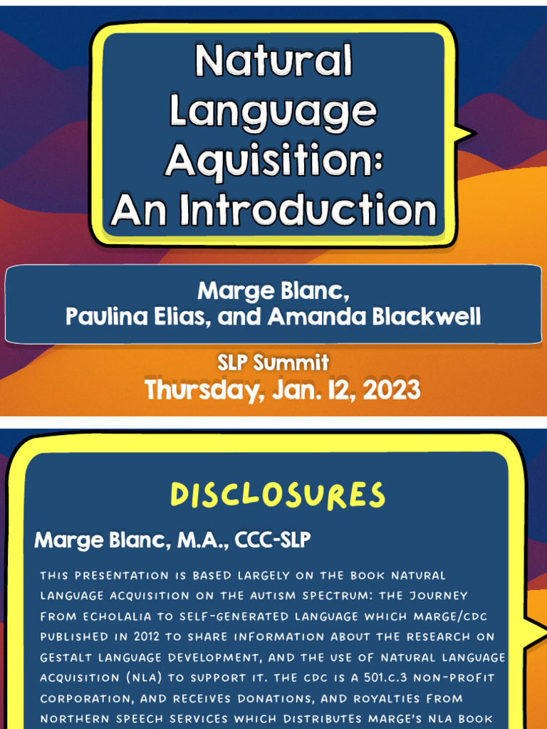Understanding Natural Language Acquisition | PDF | Word | Phrase