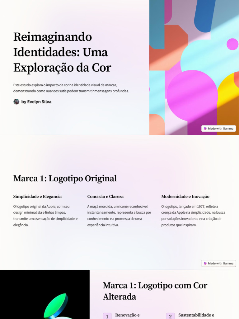Impacto da Cor na Identidade Visual | PDF | Cor | Sustentabilidade