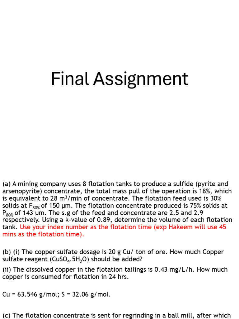 Final Assignment MR 474 | PDF