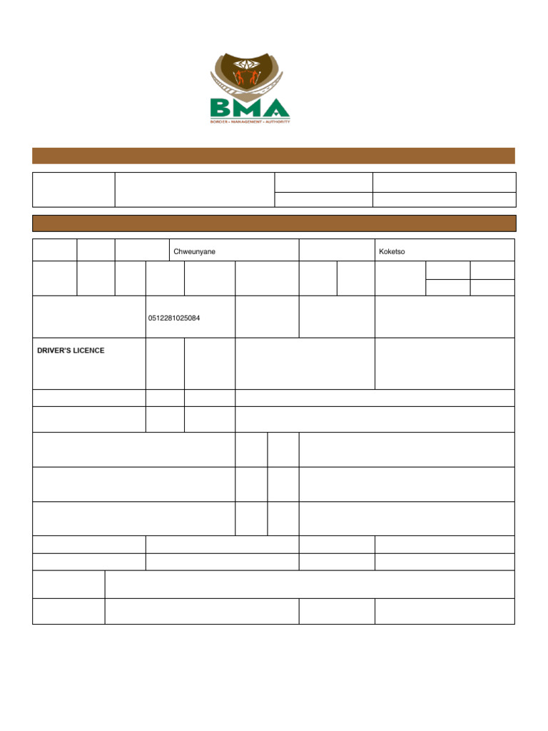 Application Form For Employment 2 | PDF