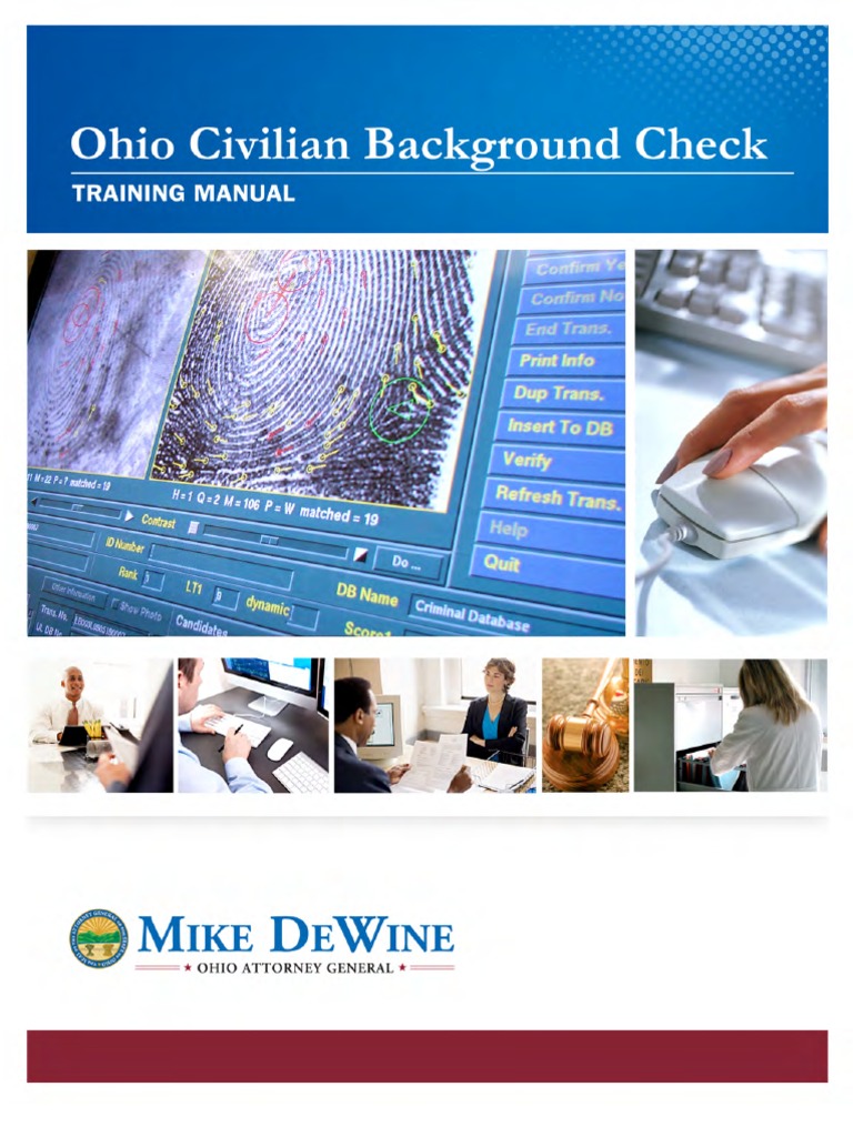 Civilian Background Check Training Manual | PDF | Criminal Record ...