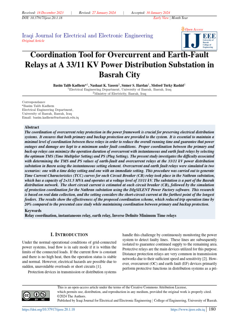 Coordination Tool For Overcurrent and Earth-Fault | PDF | Relay ...
