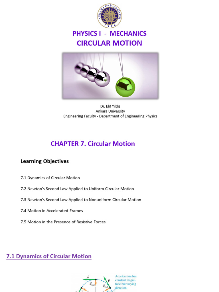 7. Circular Motion | PDF | Acceleration | Force