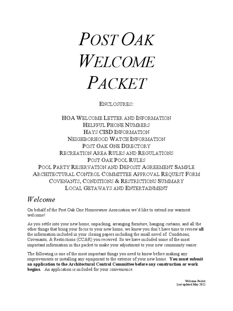Welcome Letter 2012 | PDF | Business