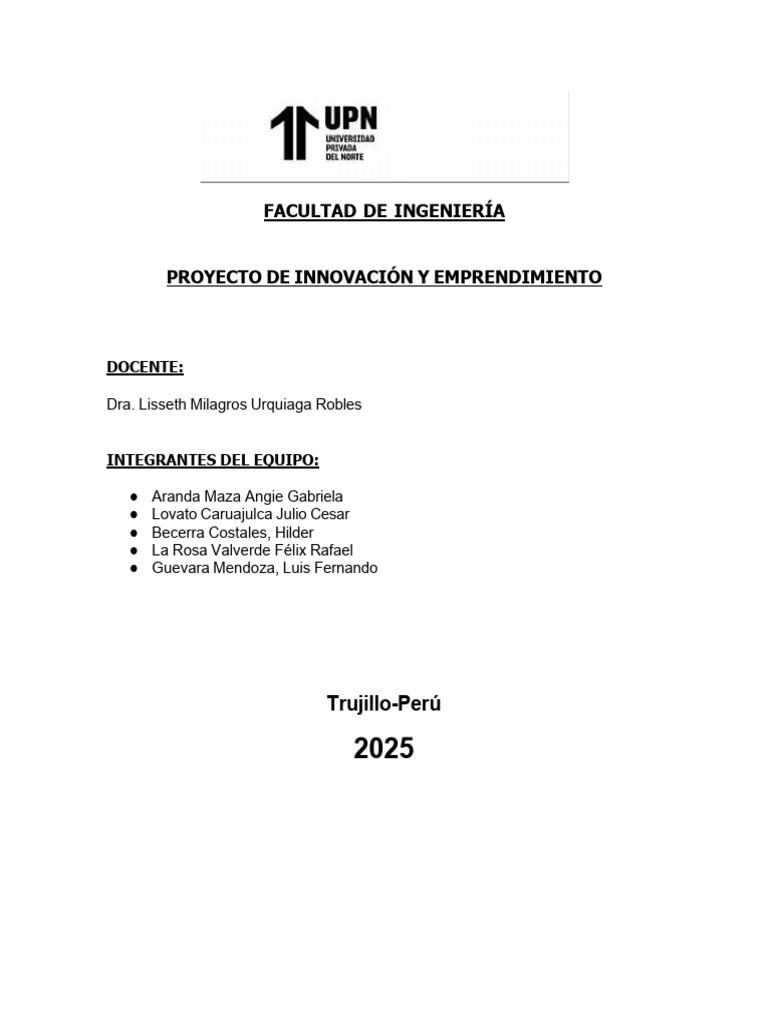 Innovation - Pencil - Case - Final Grupo - N°7 | PDF | Sustentabilidad ...