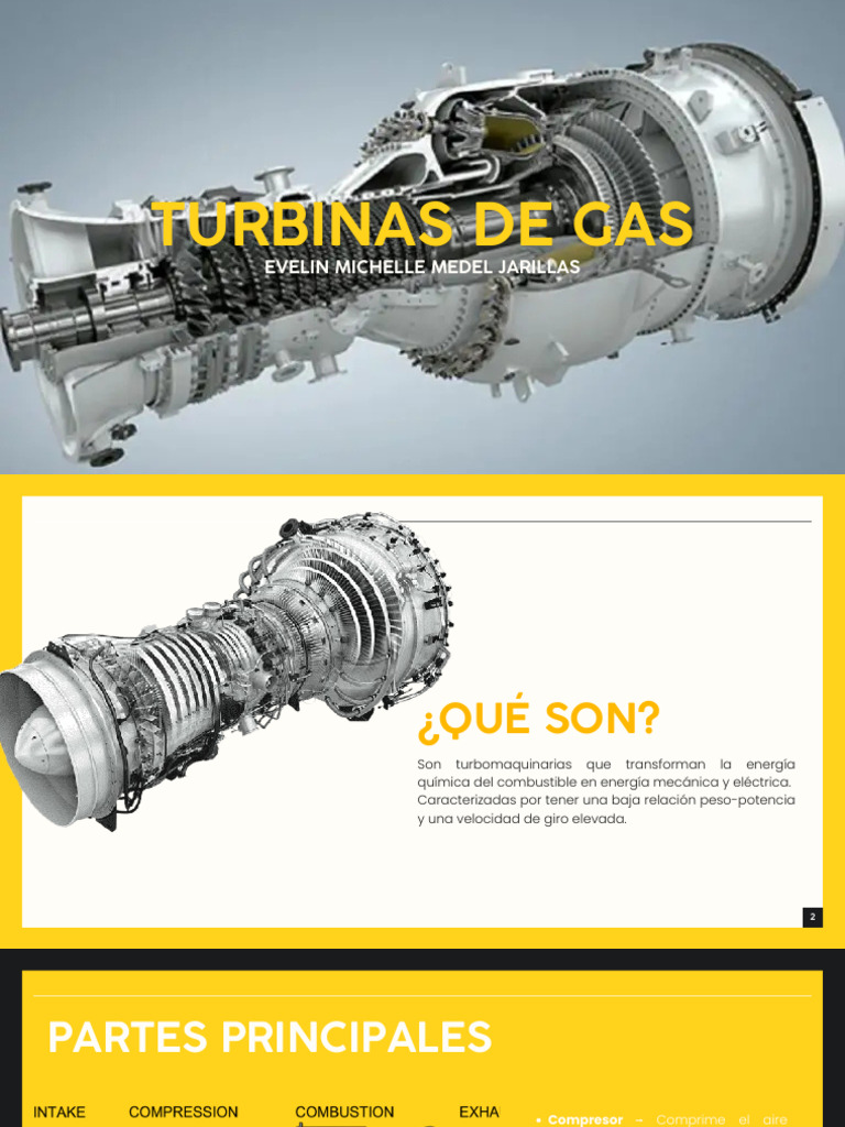 Turbinas de Gas | PDF | Motor a reacción | Turbina