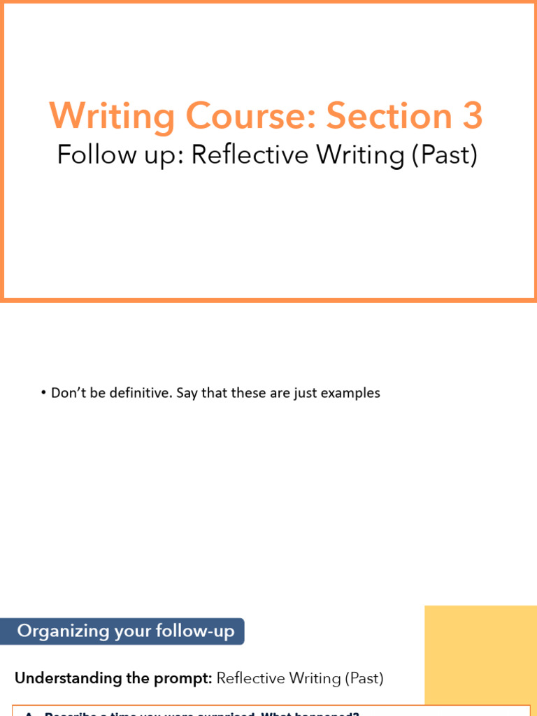 Reflective Writing Course Guide | PDF | Psychology | Psychological Concepts
