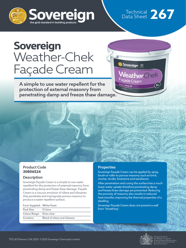 Weather-Chek Façade Cream | PDF | Building Materials | Materials