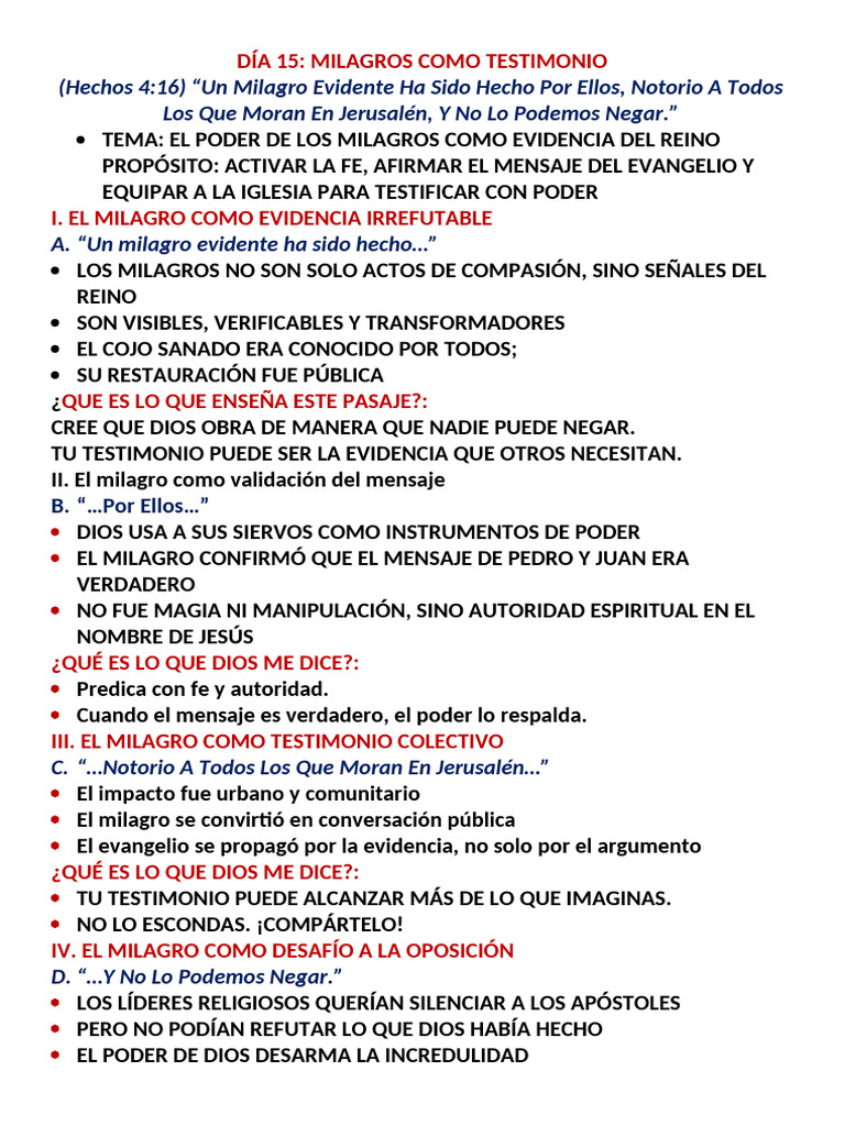 Milagros: Testimonio del Poder Divino | PDF