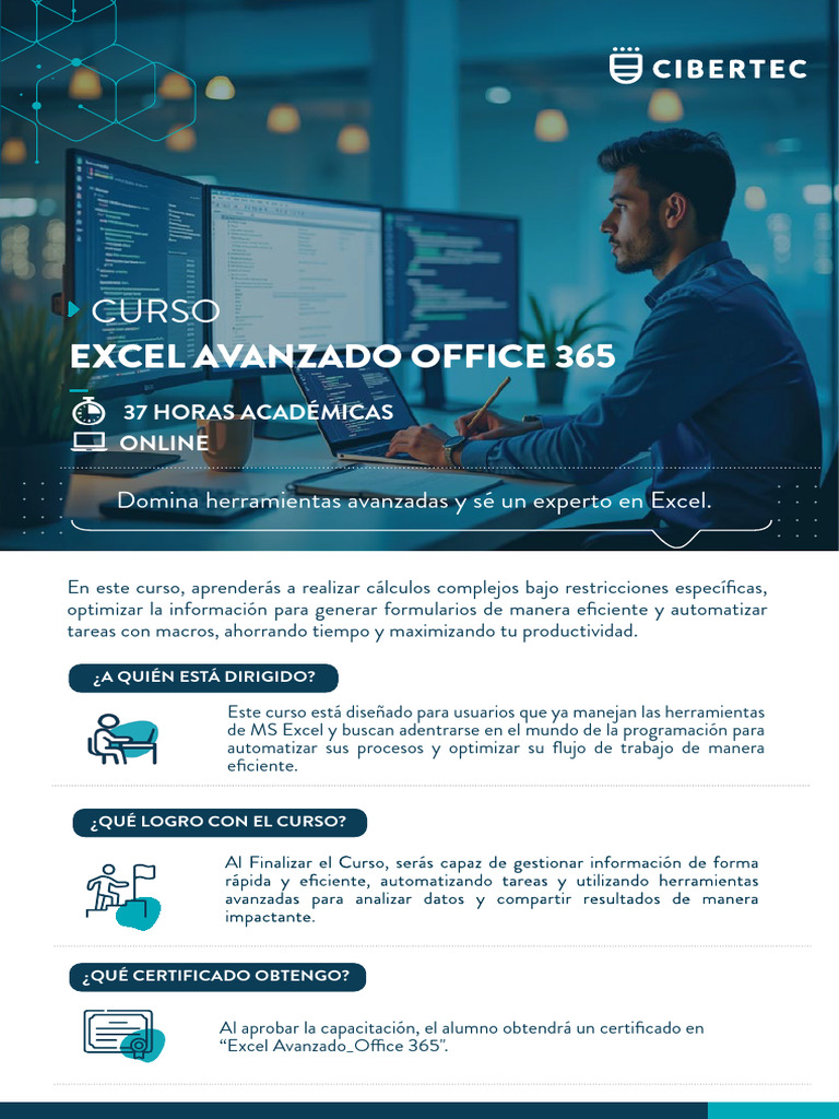 Curso de Excel Avanzado Online 365 | PDF | Microsoft Excel | Macro ...