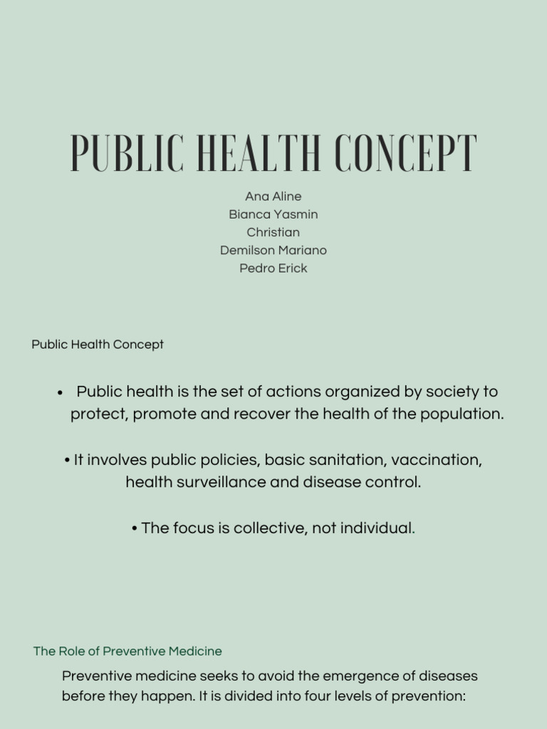 Public Health Concept - 20251105 - 162013 - 0000 | PDF