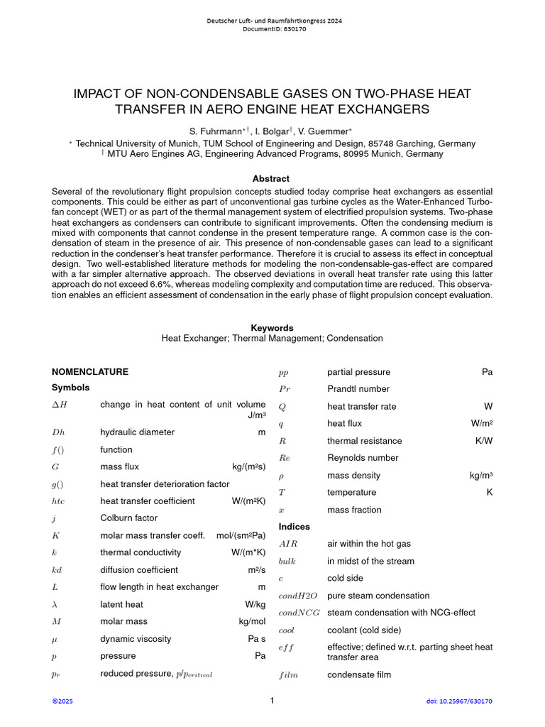 Impact of Non-Condensable Gases On Two-Phase Heat Transfer in Aero ...