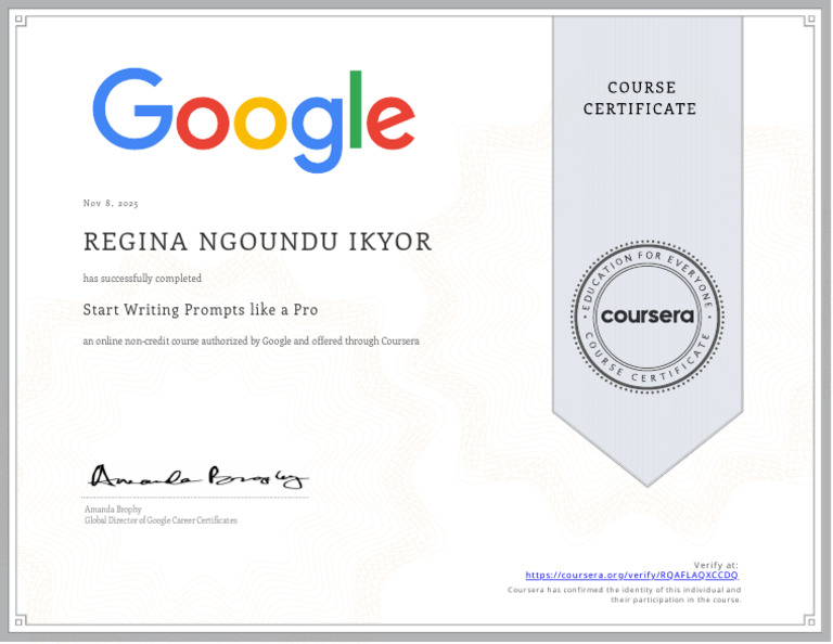 Coursera Ai Prompt Pro | PDF