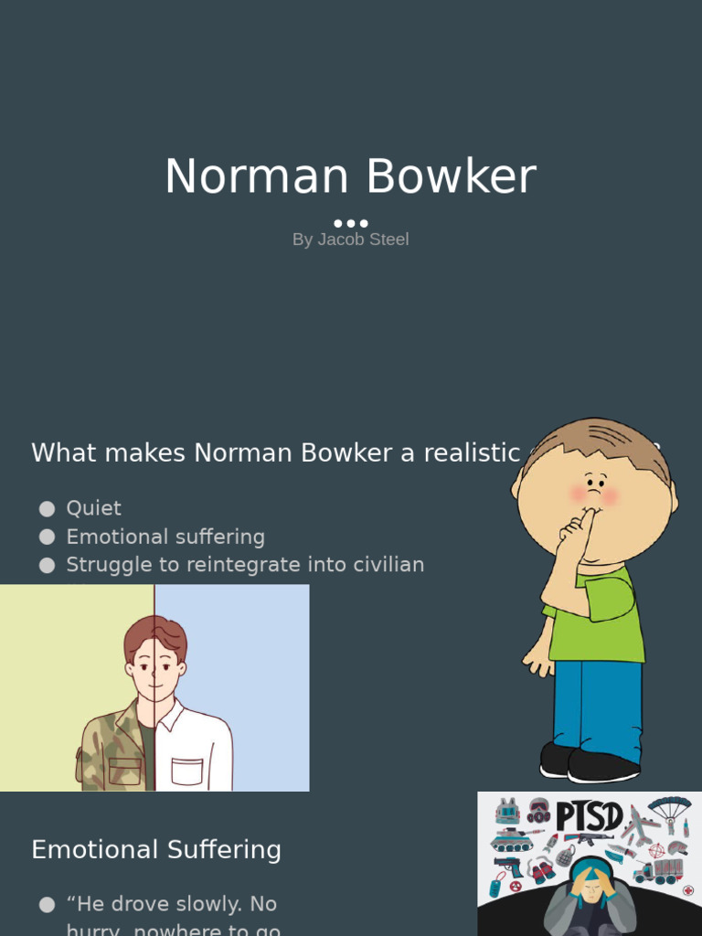 Norman Bowker: Struggles of a Veteran | PDF