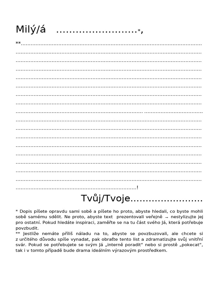 Dopis Sobe | PDF