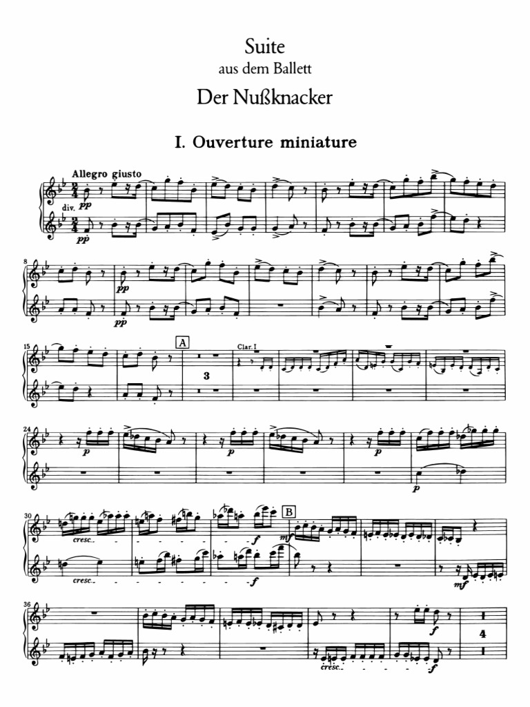 IMSLP926669-PMLP3607-Tchaikovsky Nutcracker Op.71a Vn1 | PDF