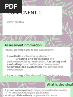 GCSE Drama Portfolio Guidelines | PDF | Career & Growth | Language Arts ...
