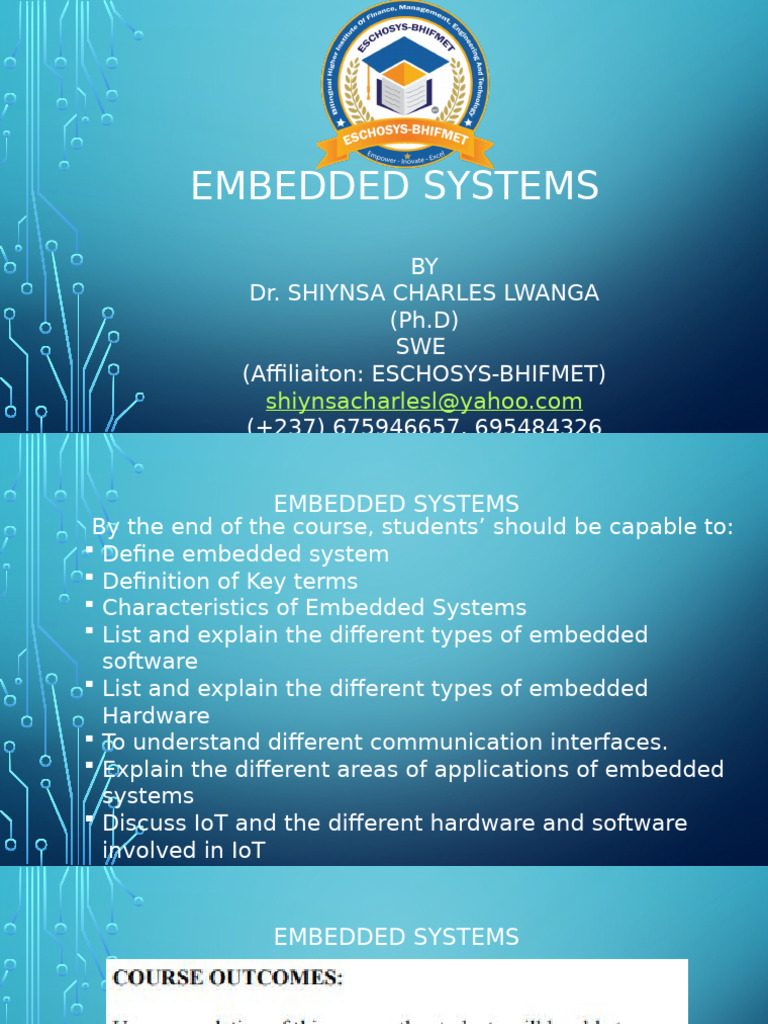 Understanding Embedded Systems Basics | PDF | Embedded System ...