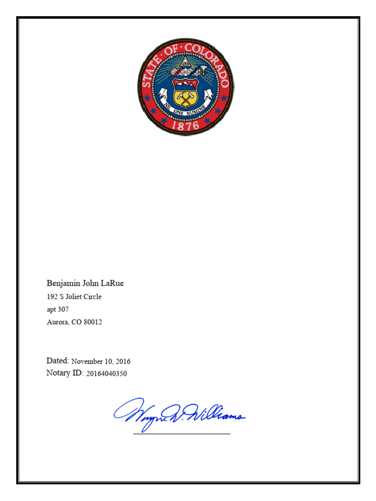 State of Colorado | PDF