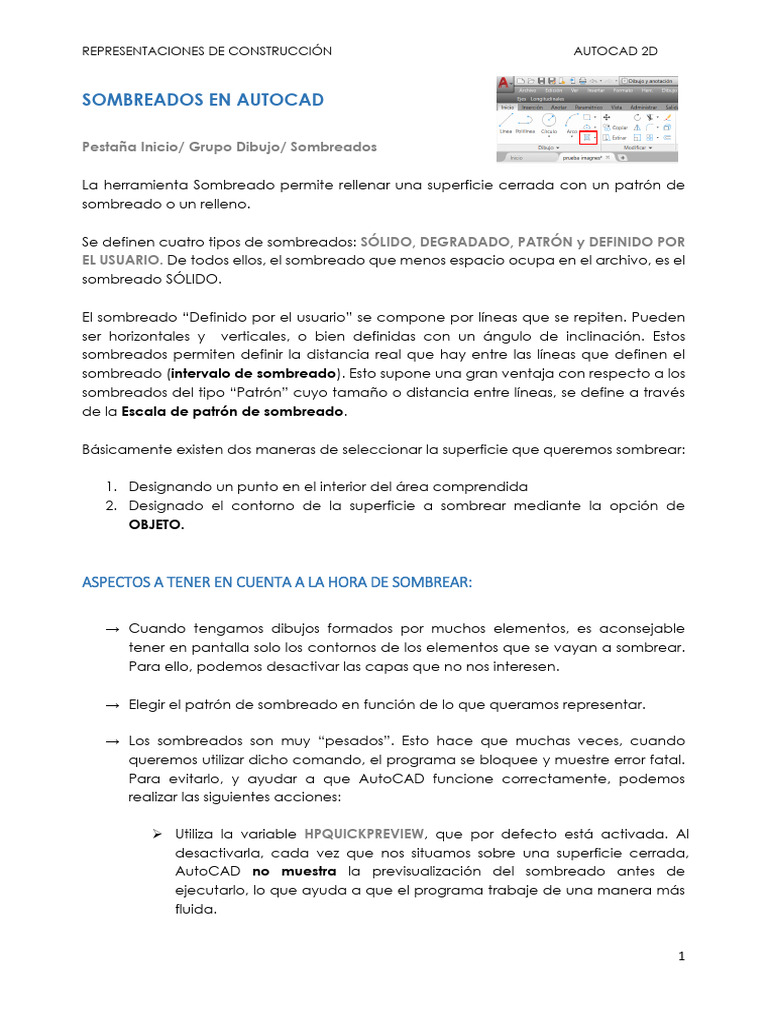 Sombreados | PDF | Cad automático | Archivo de computadora