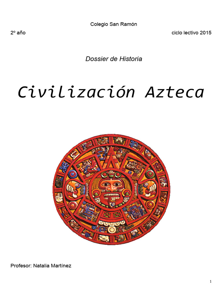Civilización Azteca: Estructura y Sociedad | PDF | Agricultura ...